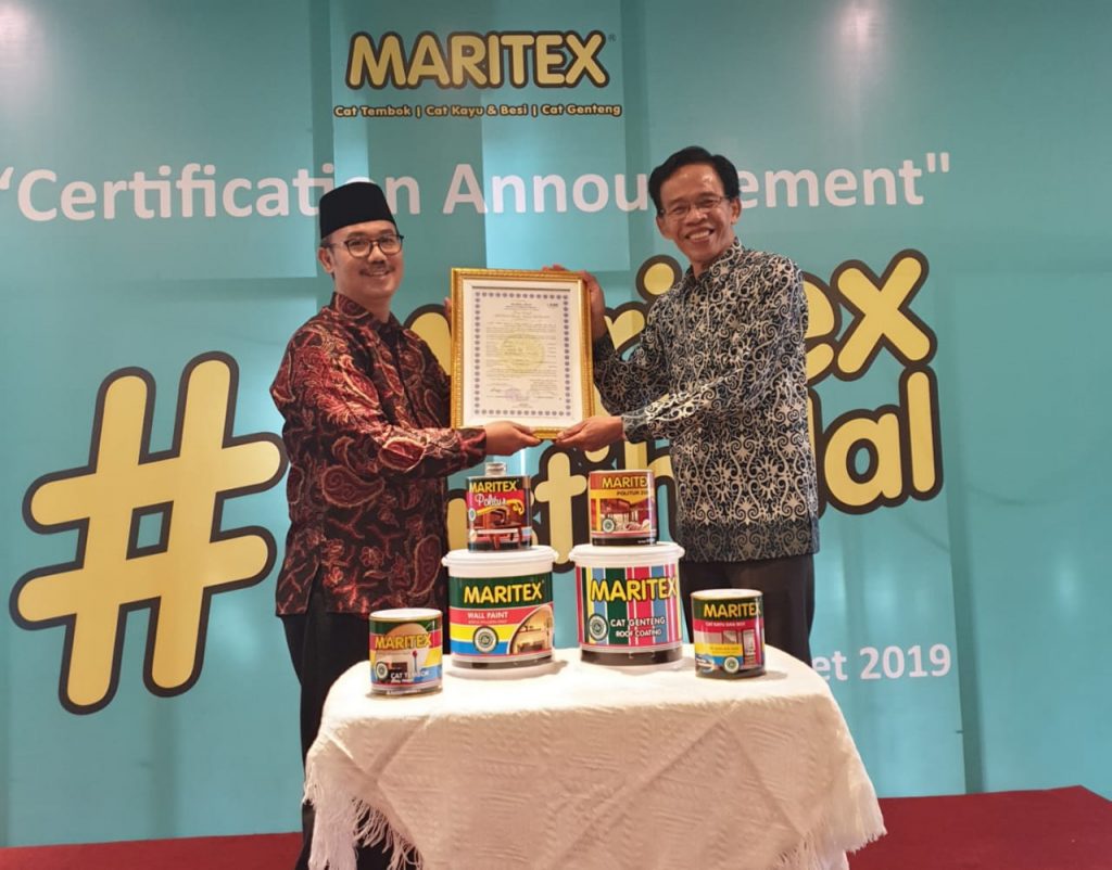 Cat Maritex Raih Sertifikat Halal MUI - Madaninews.id